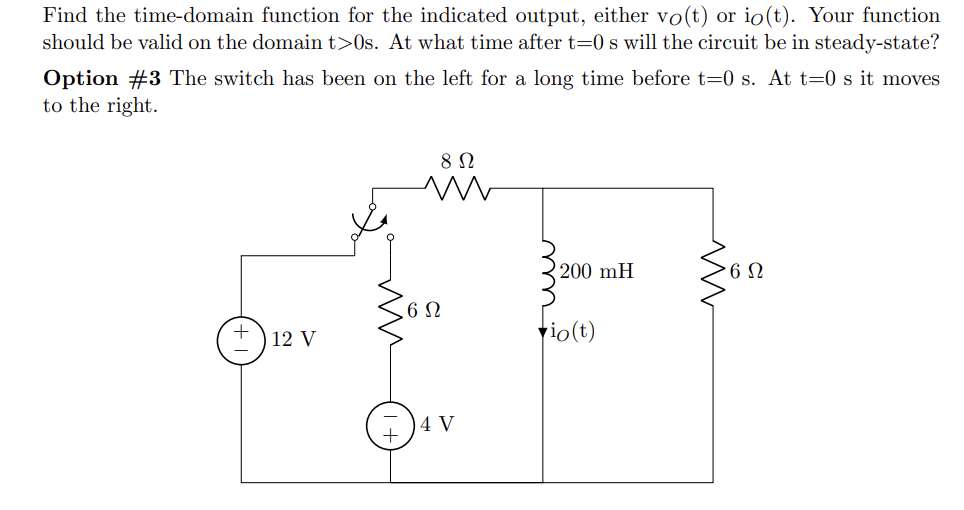 Solved Find the time-domain function for the indicated | Chegg.com