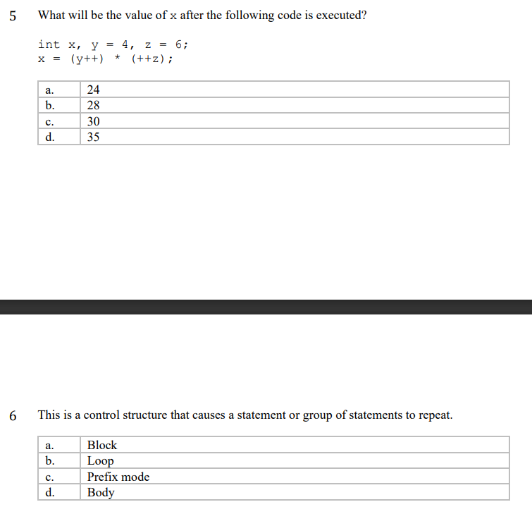 Solved 1 Which one of the following is the "not equal" | Chegg.com