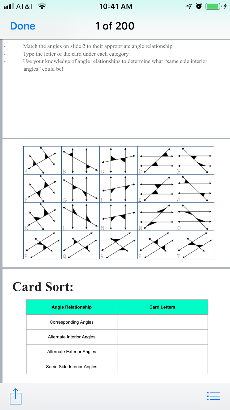 Solved Match the angles on slide 2 to their appropriate | Chegg.com