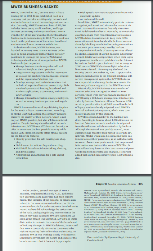 Solved I need a report for this case study with introduction | Chegg.com