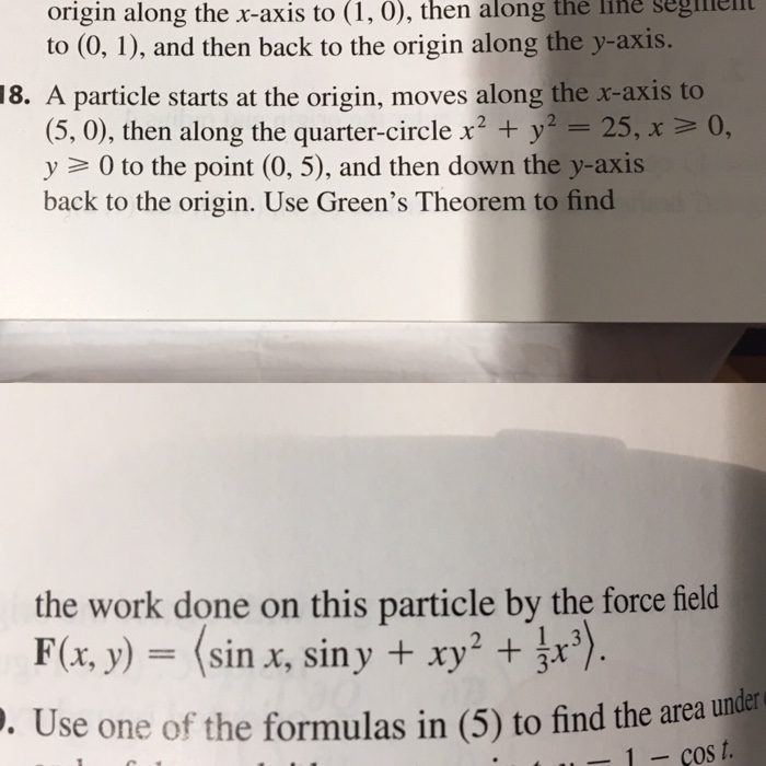 Solved A particle starts at the origin, moves along the | Chegg.com