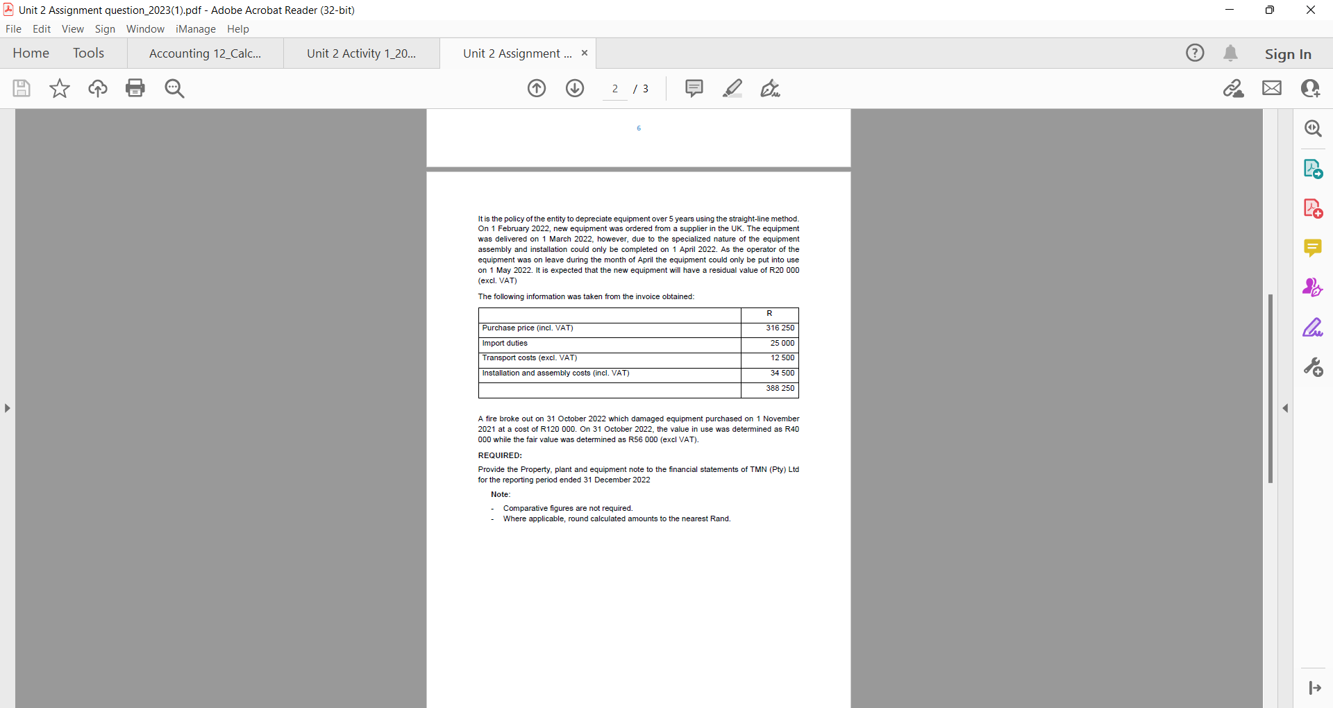 Solved Unit 2 Assignment question_2023(1).pdf - Adobe | Chegg.com