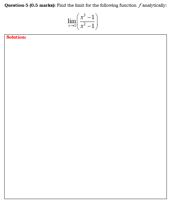 Solved Question-4 (1 mark): For the function f shown in the | Chegg.com