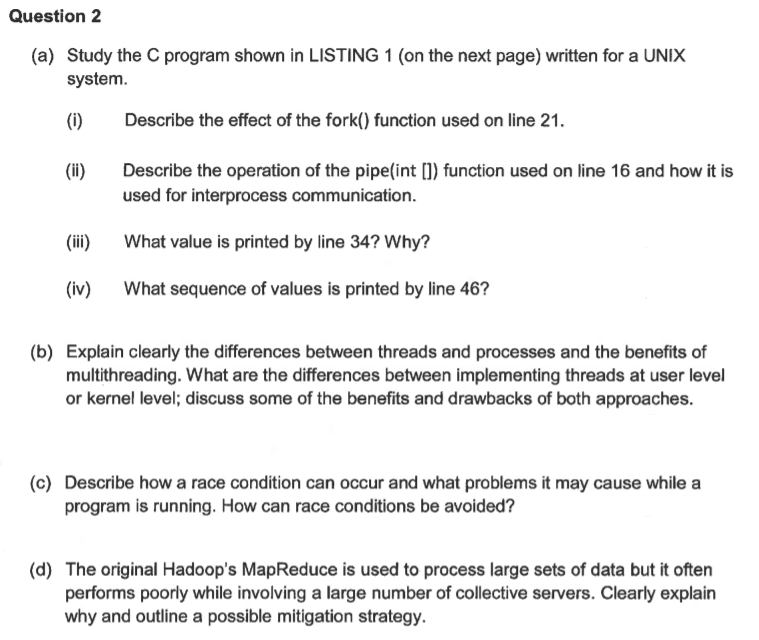 Solved Operating Systems Question Answer carefully and | Chegg.com