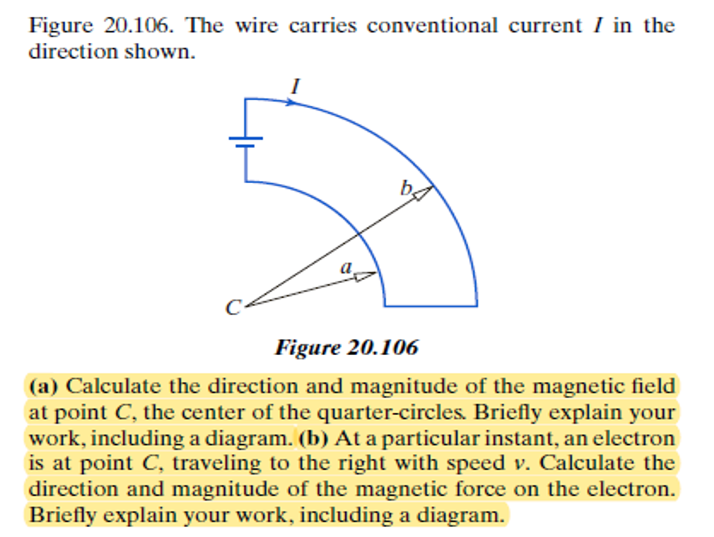 Solved •P41 A Nichrome wire has the shape of two | Chegg.com