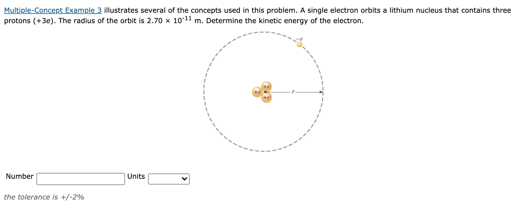 Solved A single electron orbits a lithium nucleus that | Chegg.com