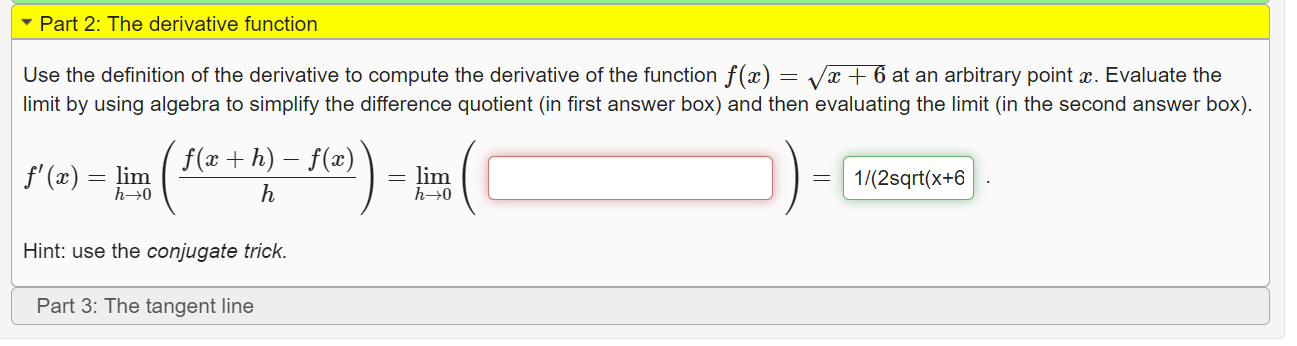 Solved Use the definition of the derivative to compute the | Chegg.com