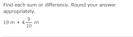 Solved Find each sum or difference. Round your answer | Chegg.com
