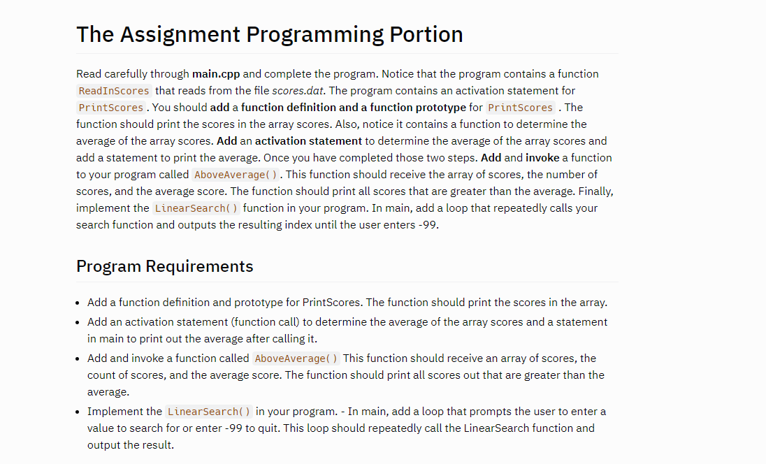 Closed Lab 20 One Dimensional Arrays Objectives To 6005