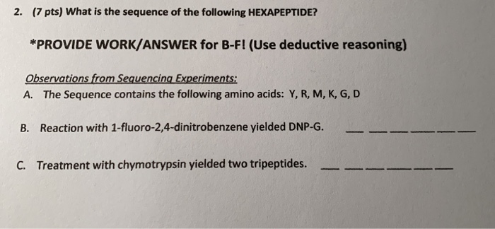 Solved 2. (7 pts) What is the sequence of the following | Chegg.com
