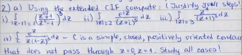 Solved 2) a) Using the extended CIF compute: (Justify youl | Chegg.com