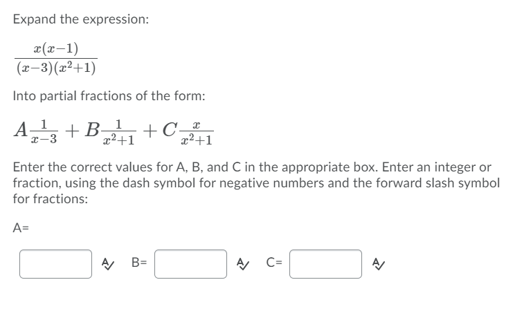 Solved Expand the expression: *(x-1) (x-3)(22+1) Into | Chegg.com
