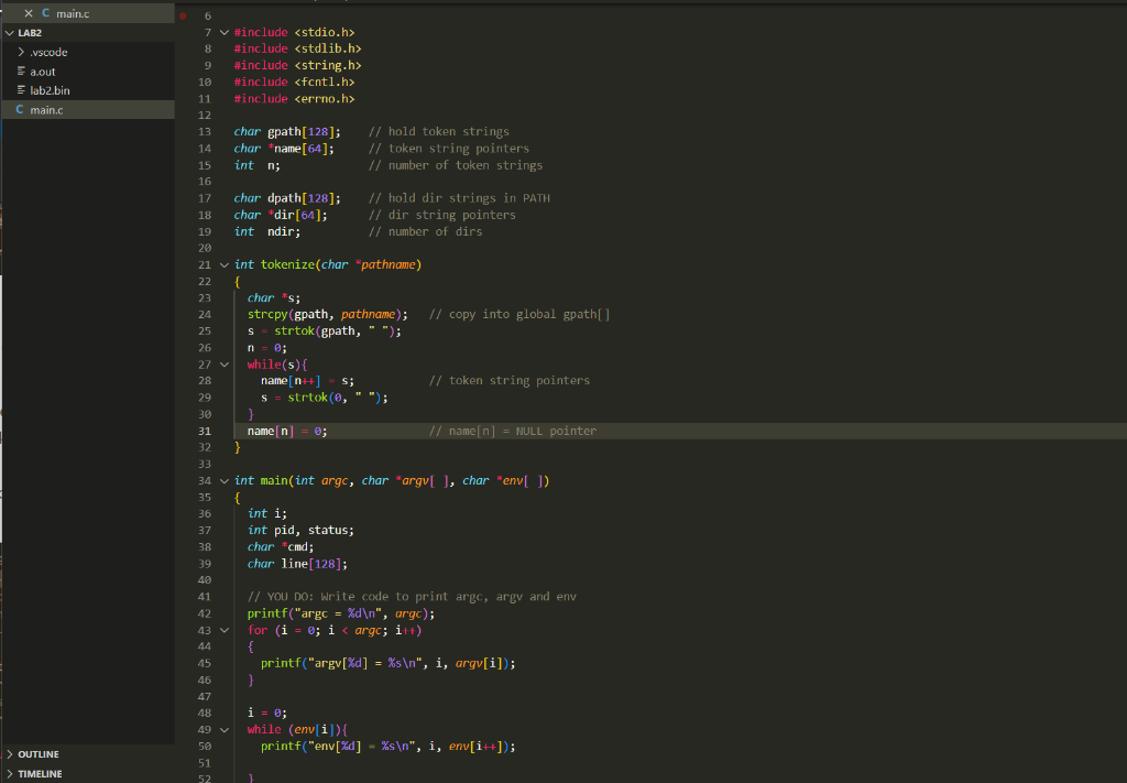 Solved Operating systems Question: Looking at the code | Chegg.com