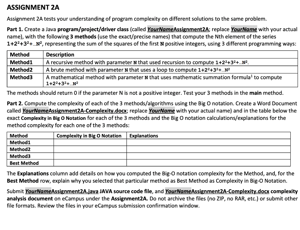 Solved Assignment 2 A tests your understanding of program | Chegg.com