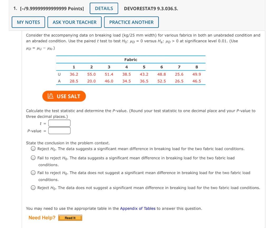 Solved 1. [-19.99999999999999 Points] DETAILS DEVORESTAT9 | Chegg.com