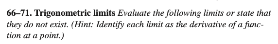 Solved Directions: Trigonometric limits Evaluate the | Chegg.com