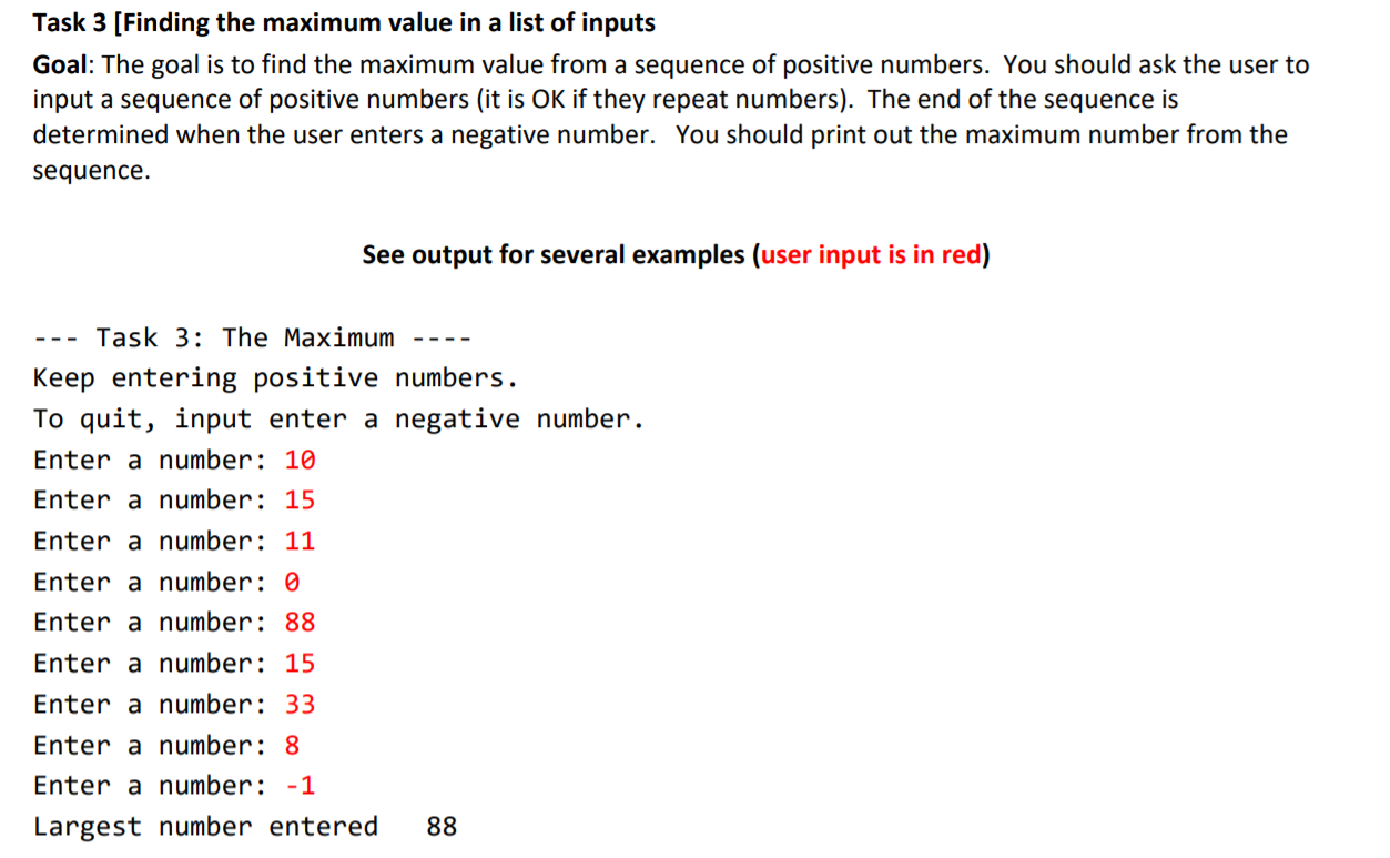 Solved Please Do All The Coding In Python Examples Of The