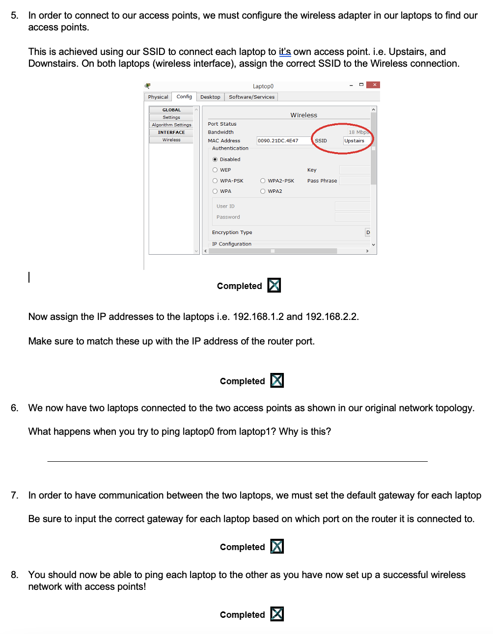 Solved IFT 166 Introduction to Internet Networking Lab 25 | Chegg.com