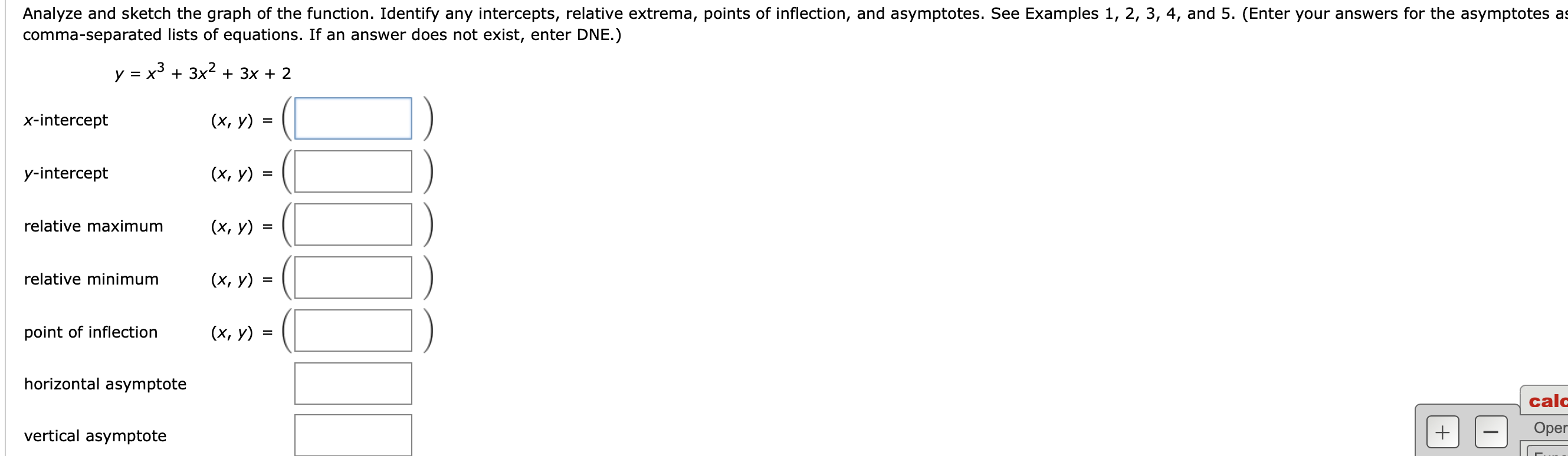 Solved comma-separated lists of equations. If an answer does | Chegg.com