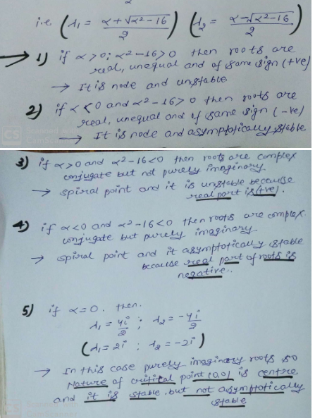 Solved 7P. Question: 2 (Critical points of linear systems) | Chegg.com