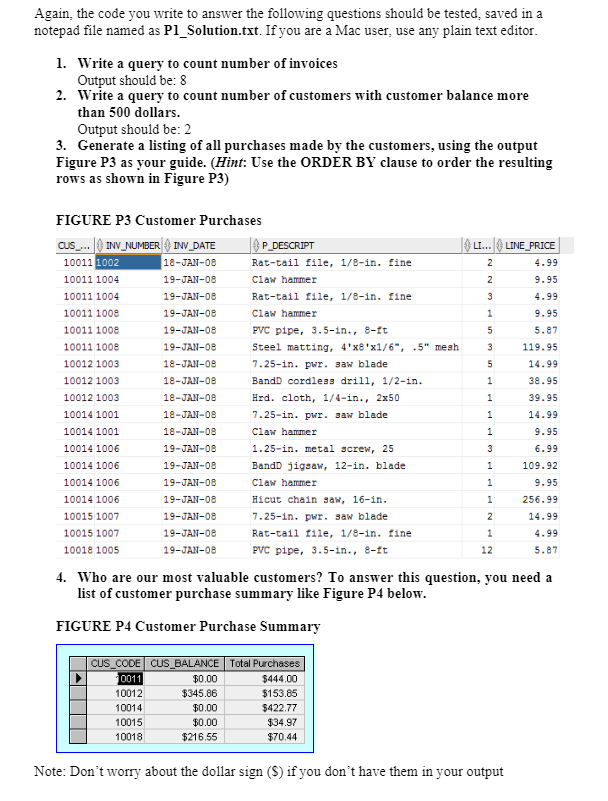 Solved Again, the code you write to answer the following | Chegg.com
