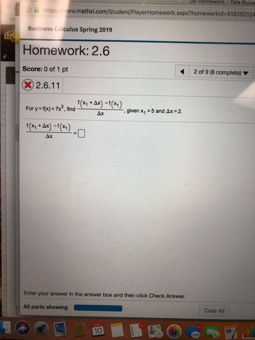 Solved D8 Homework-Tate Busse | Chegg.com