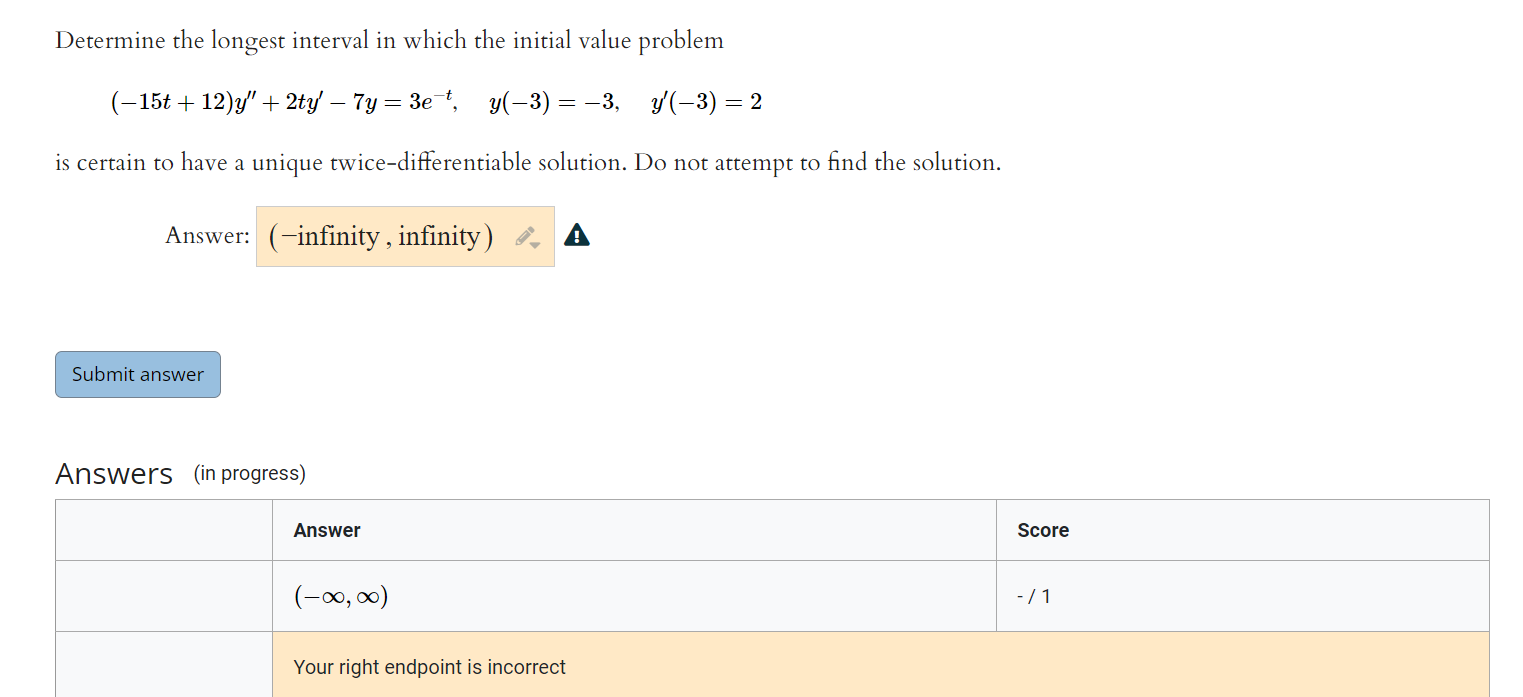 Solved Answers (in progress)Your right endpoint is incorrect | Chegg.com