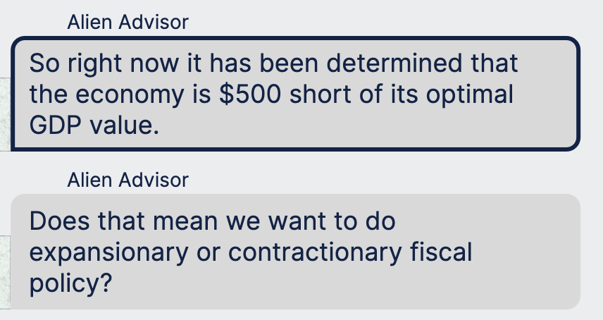 Solved Alien AdvisorSo right now it has been determined | Chegg.com