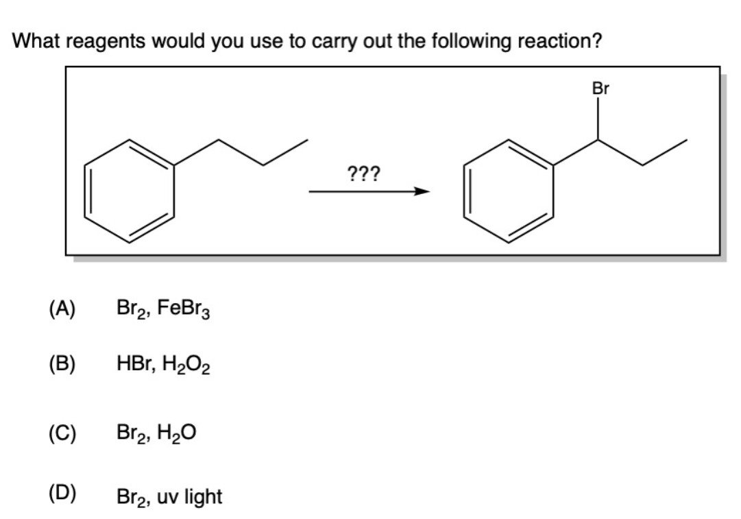 Solved What reagents would you use to carry out the | Chegg.com