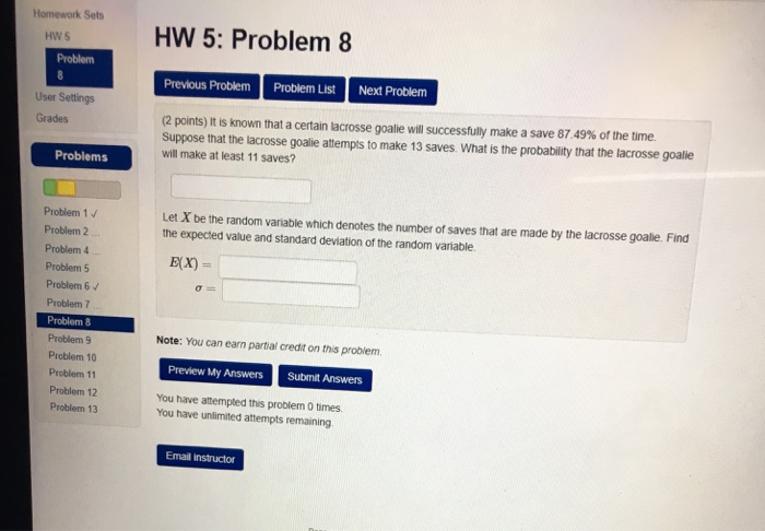 Solved Homework Sets Hw 5 Problem 8 Hw 5 Problem Previous