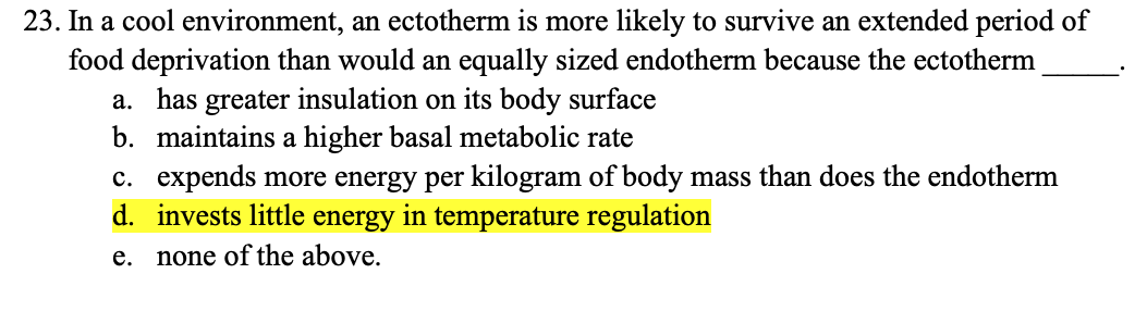 Solved I know that the highlighted answer is the correct | Chegg.com