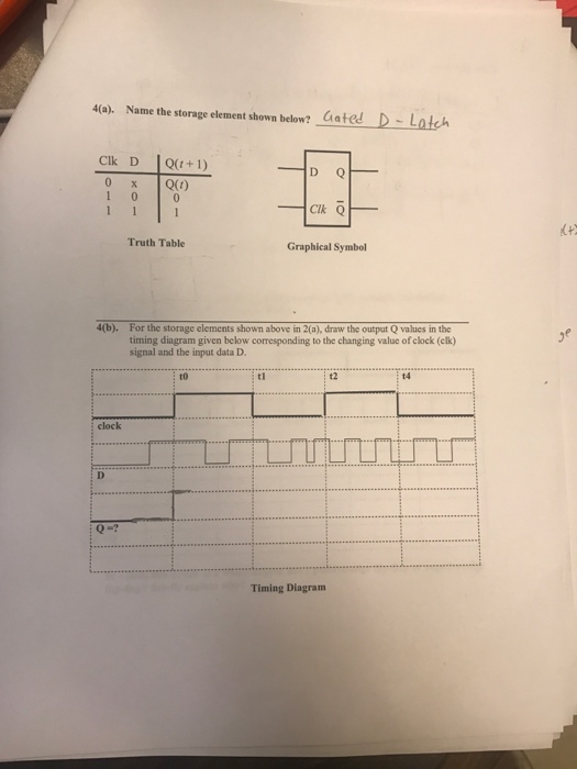 Solved Name the storage element shown below? For the | Chegg.com