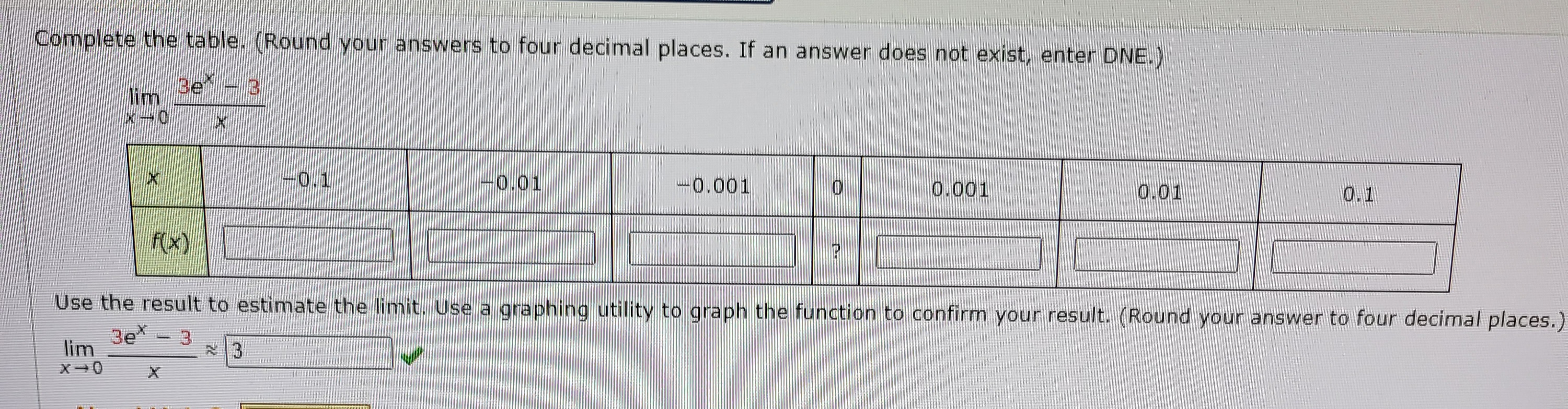 Solved Complete the table. (Round your answers to four | Chegg.com