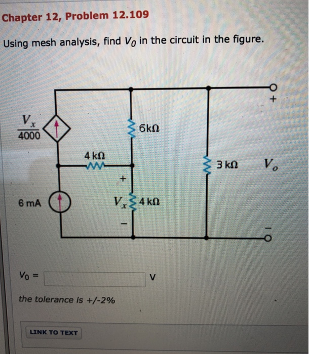 Solved Chapter 12, Problem 12.102 Use loop analysis to find | Chegg.com