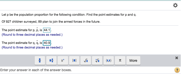 Solved Let p be the population proportion for the following | Chegg.com