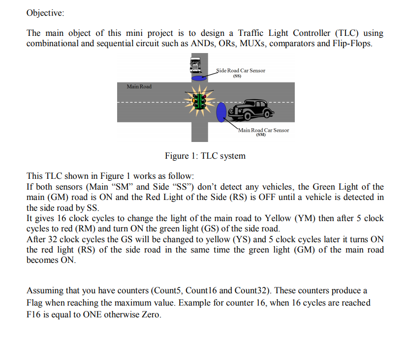 Solved Objective: The main object of this mini project is to | Chegg.com