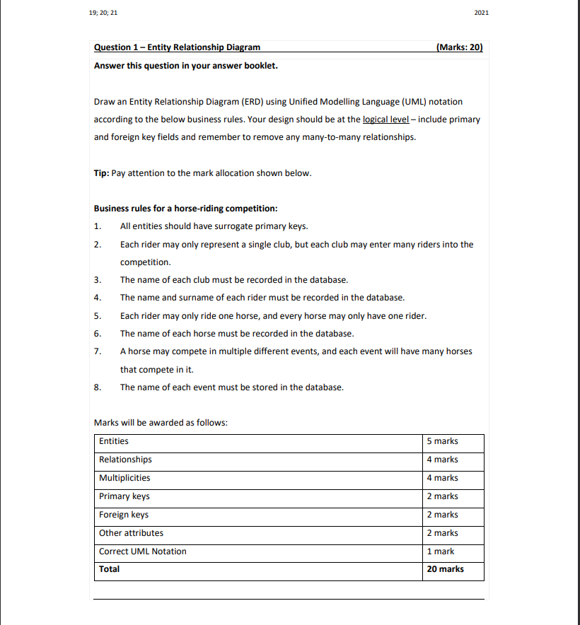 Solved and foreign key fields and remember to remove any | Chegg.com