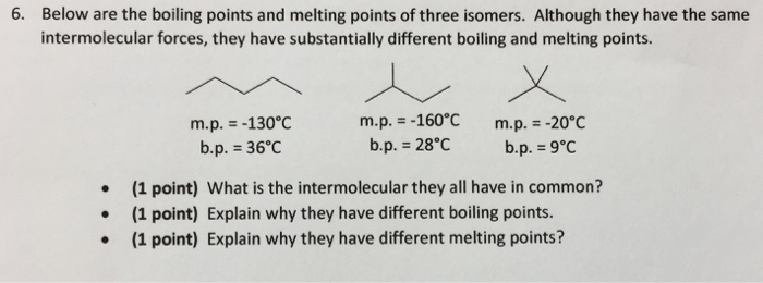 Explain This Difference in Boiling Points Chegg - Evie-has-Preston