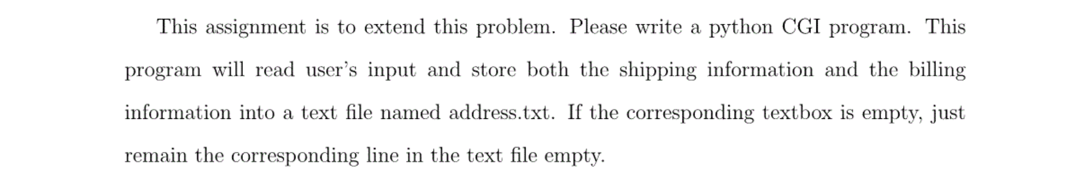 Solved This Assignment Is To Extend This Problem Please 6398