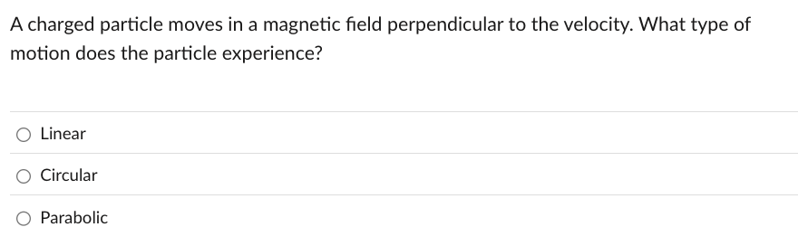 Solved A charged particle moves in a magnetic field | Chegg.com