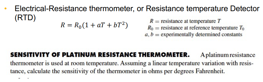 Solved Electrical-Resistance thermometer, or Resistance | Chegg.com