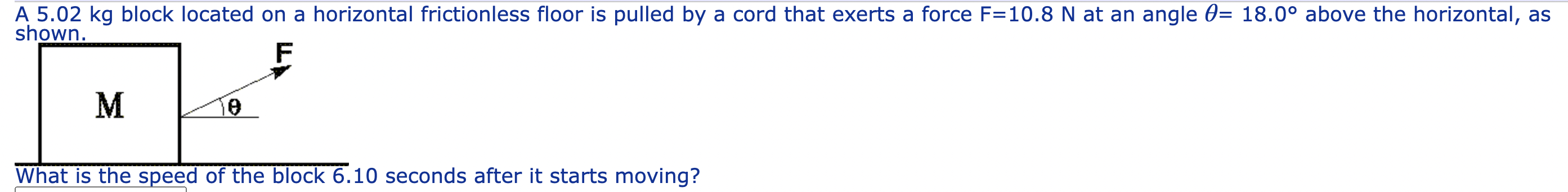 Solved A 5.02 kg block located on a horizontal frictionless | Chegg.com