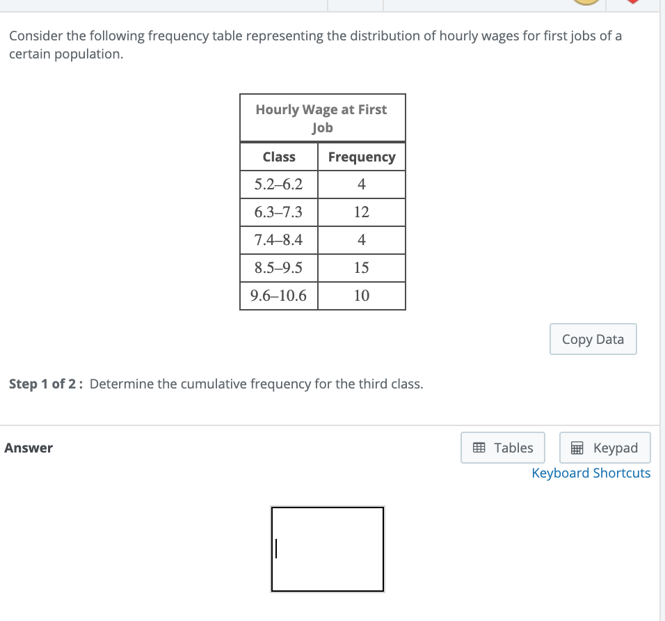 Solved Consider the following frequency table representing | Chegg.com