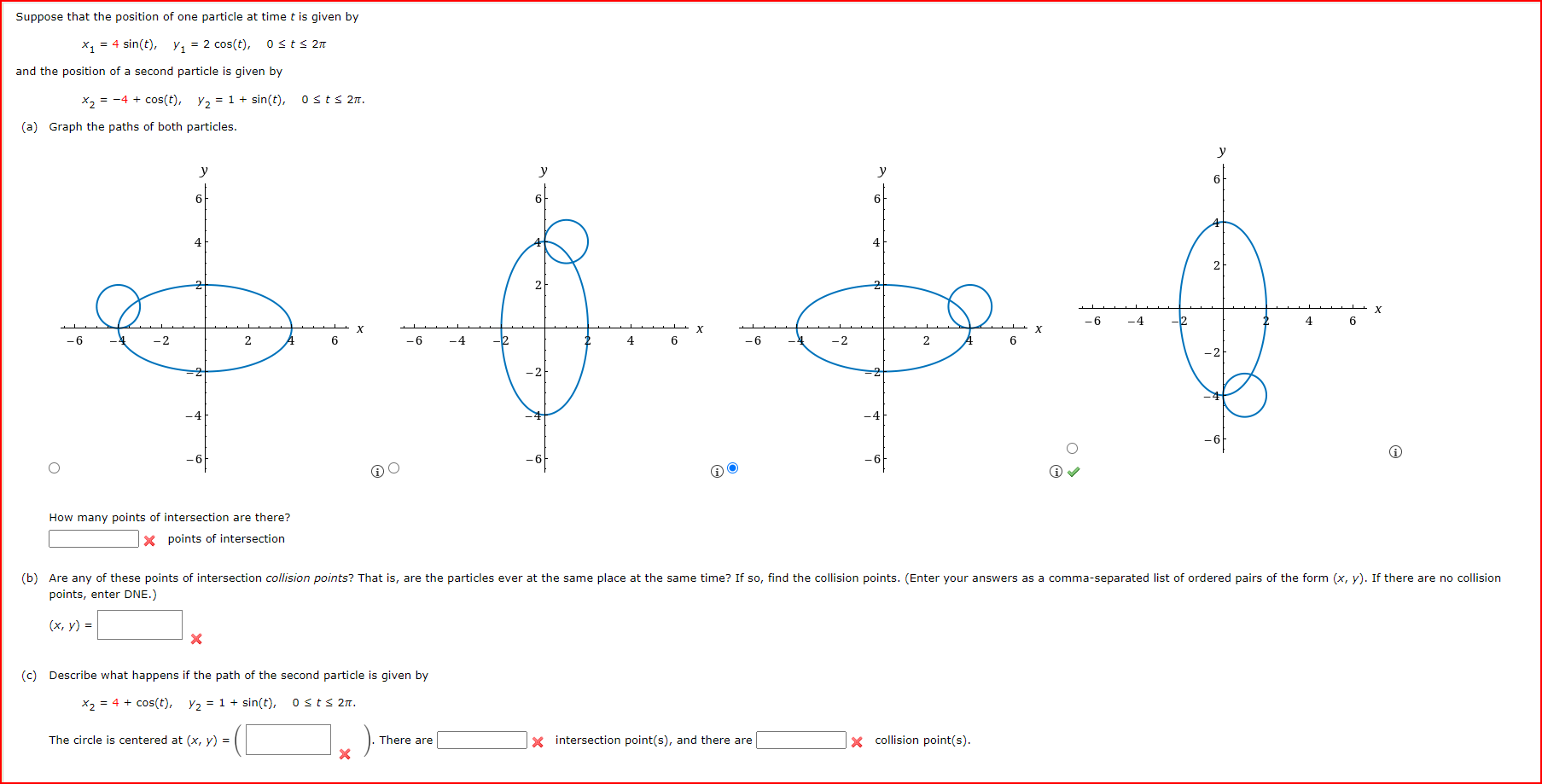 Solved Suppose That The Position Of One Particle At Time T