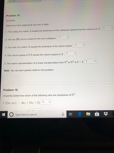 Solved hAU Problem 14. (4 points) Determine if the | Chegg.com