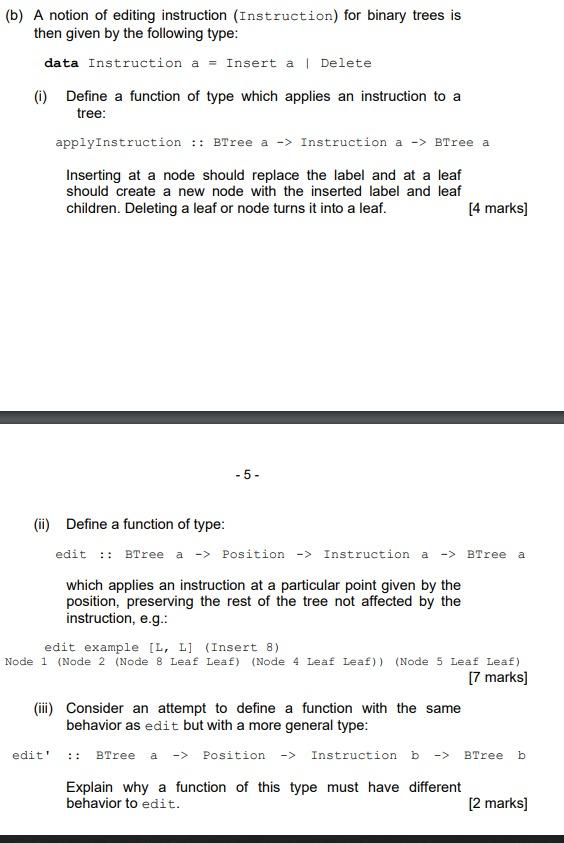 Solved 3. The following code defines the type of | Chegg.com