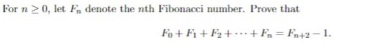 Solved For n > 0, let Fn denote the nth Fibonacci number. | Chegg.com