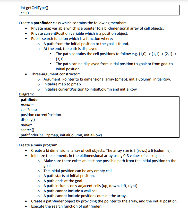 Solved Project assignment Description Create a C++ project | Chegg.com