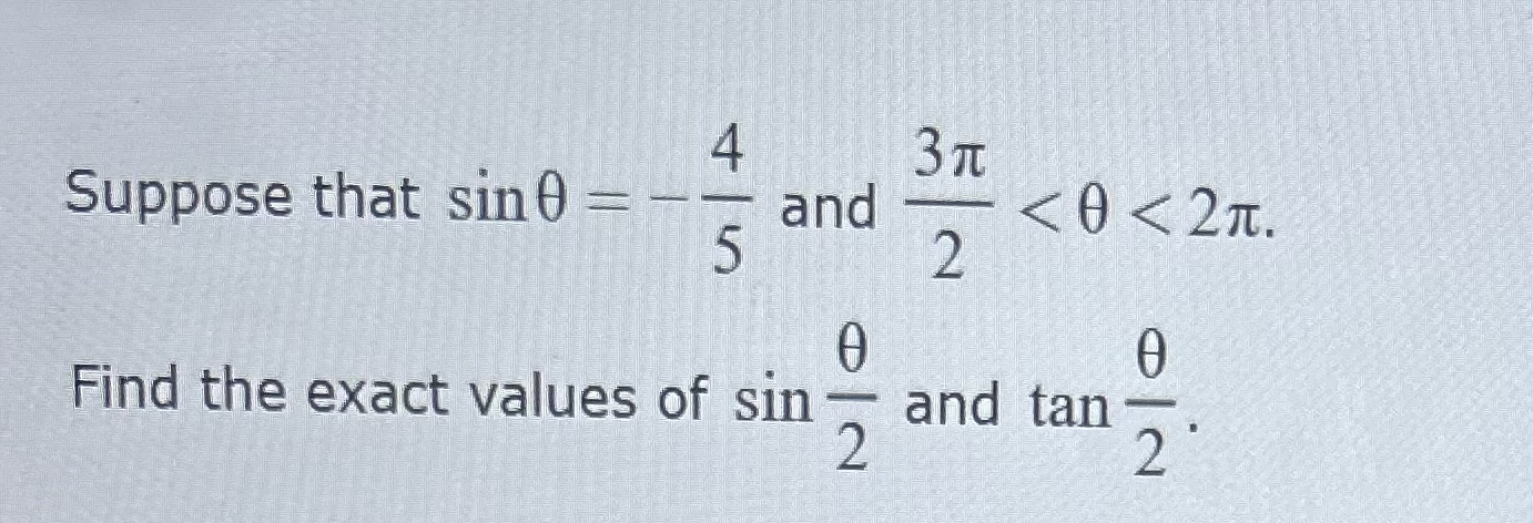 Solved Find sin2x,cos2x, and tan2x if cosx=−1312 and x | Chegg.com