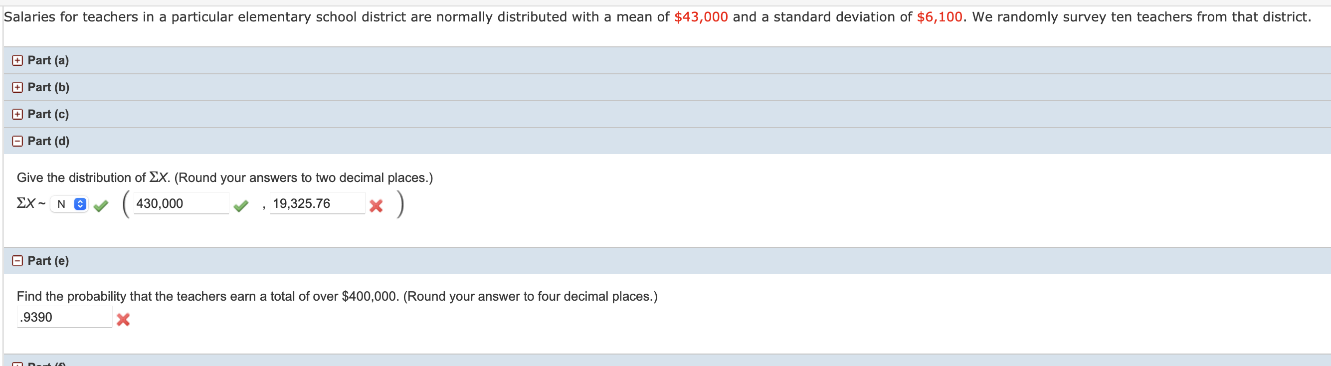 Solved Part (a) Part (b) Part (c) Part (d) Give the | Chegg.com